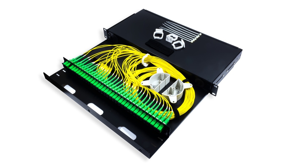 1U 2x32 splitter module with SC/APC connectivity | Avalon Network Products